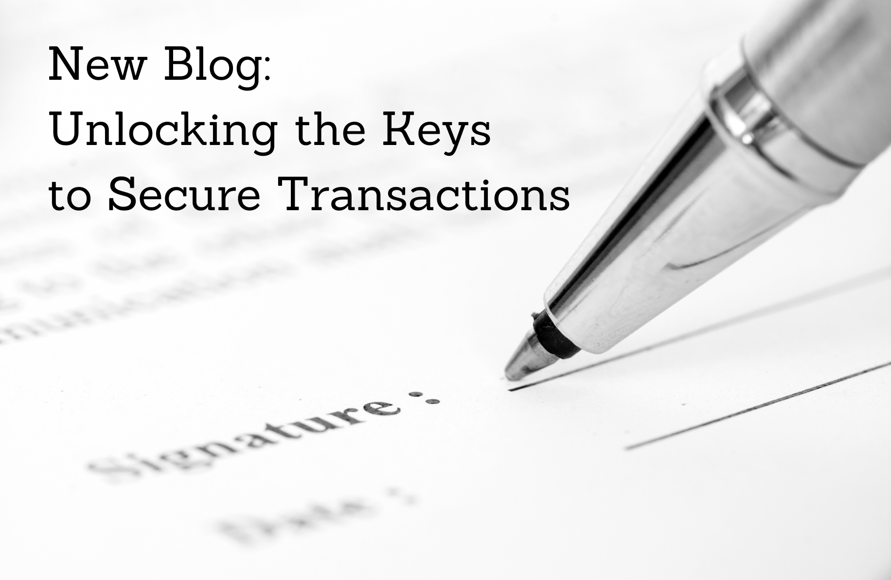 New Blog Series Secure Transactions new-blog-series-secure-transactions